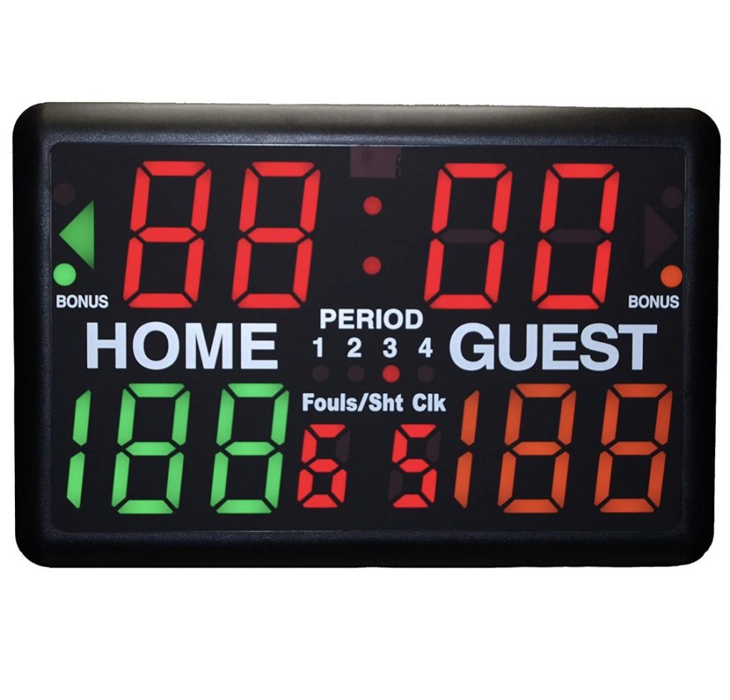 Led Medium Basketball Scoreboard Remoted Controlled - SportzTrack