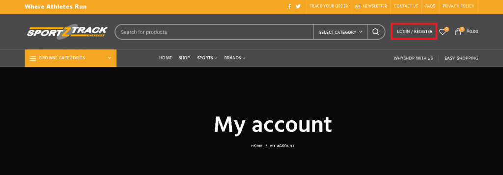 How to Order Payment and Shipping Option - SportzTrack