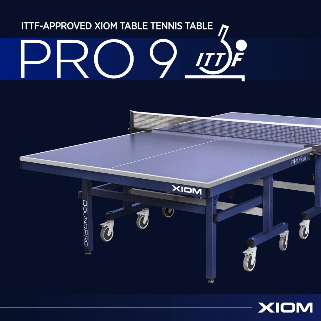XIOM Pro 9 ITTF Approved Table Tennis Table - SportzTrack
