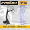 PROSPEC PS27A Basketball Hoop System with Counterweight Base and ...