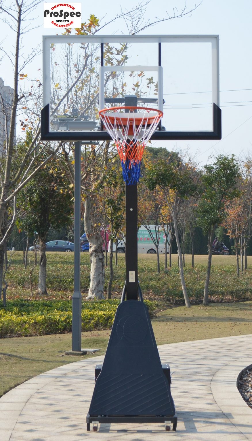 PROSPEC PS27A Basketball Hoop System with Counterweight Base and ...