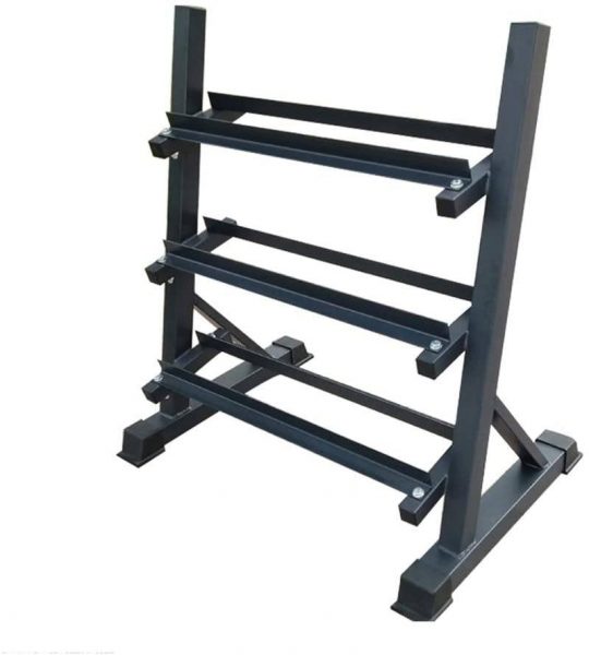 PROSPEC Dumbbell 3 Level Rack (Black) - SportzTrack