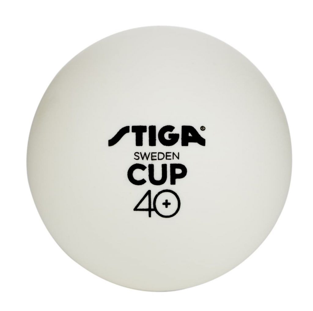 STIGA Cup 40+ ball - Pack of 144pcs White - SportzTrack