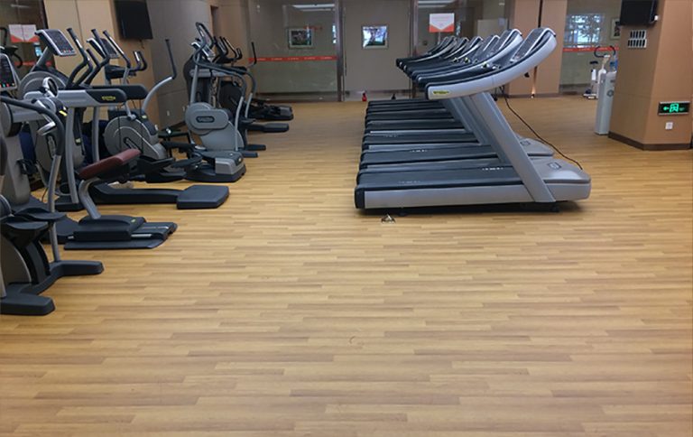 Multifunction Gym Flooring - Wood Style - SportzTrack