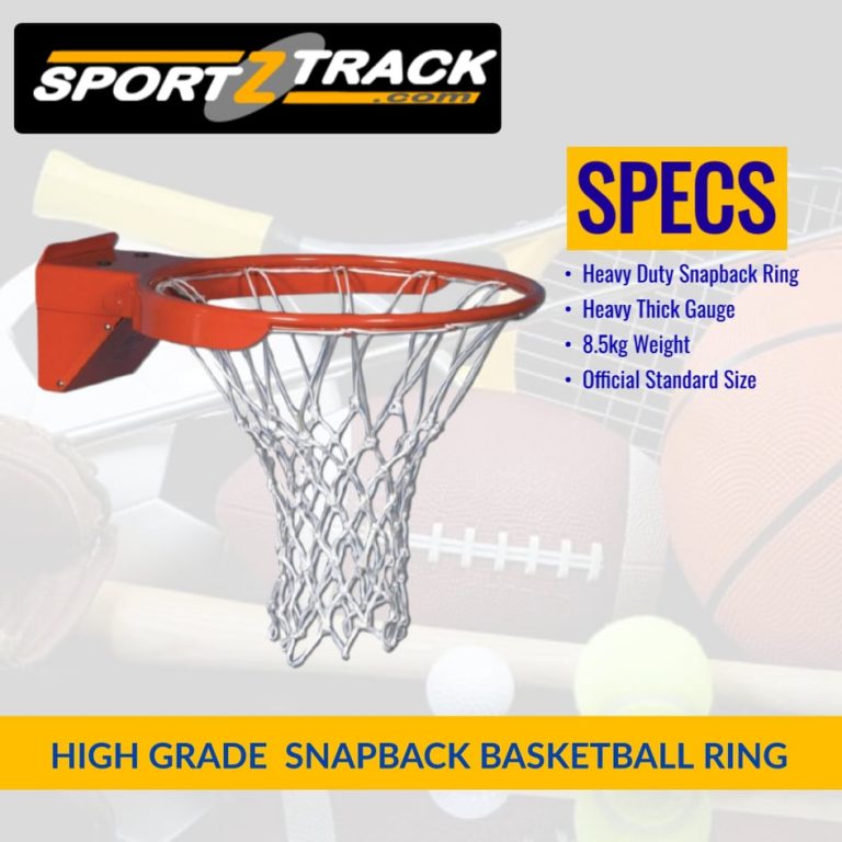 High Grade Basketball Ring with Spring Snapback - SportzTrack