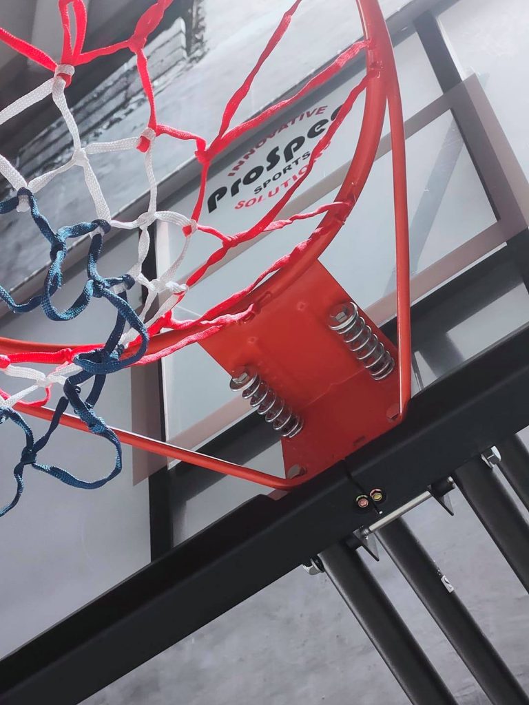 PROSPEC PS22 Basketball Stand Polycarbonate Board with Adult Crank ...