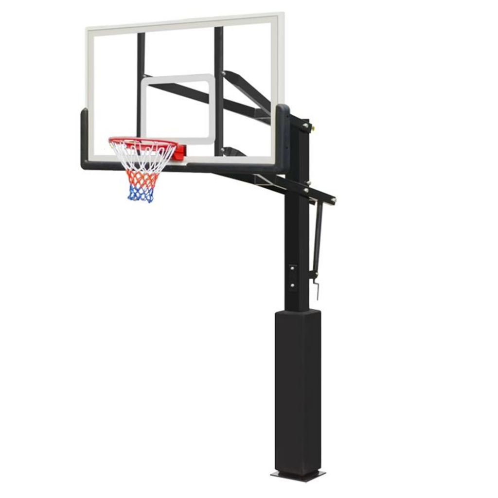 PS29 Official Size Ground Insert Basketball Stand - SportzTrack