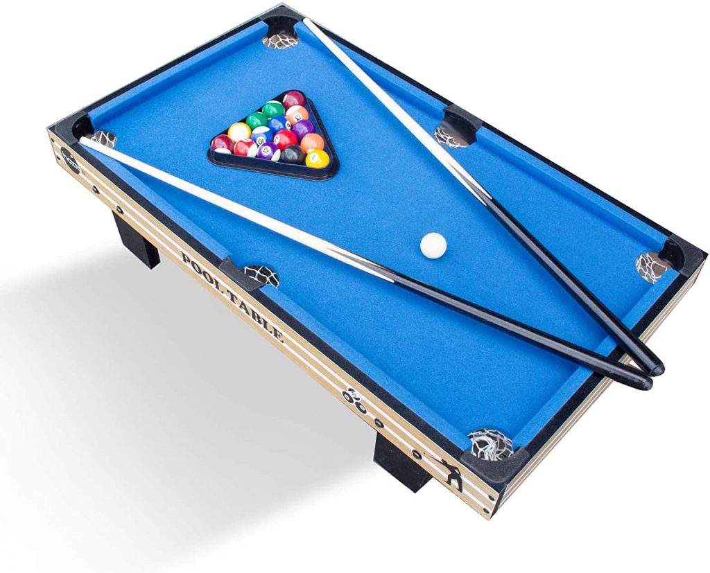 WAKEFA Kids Billiard Table 36in x 20in x Height 8in - SportzTrack