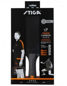 STIGA VISION CARBON 4-Star Hobby Bat - SportzTrack