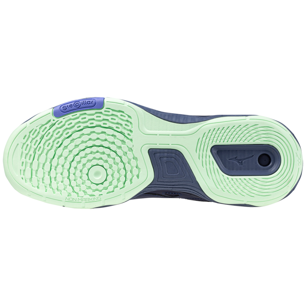 Mizuno Wave Medal 7 Black Green - SportzTrack
