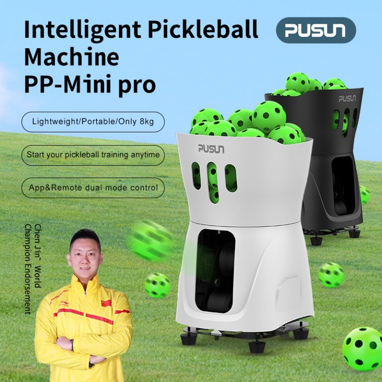 PUSUN New Arrival Model PP-MINI PRO Automatic Pickleball Machine with ...